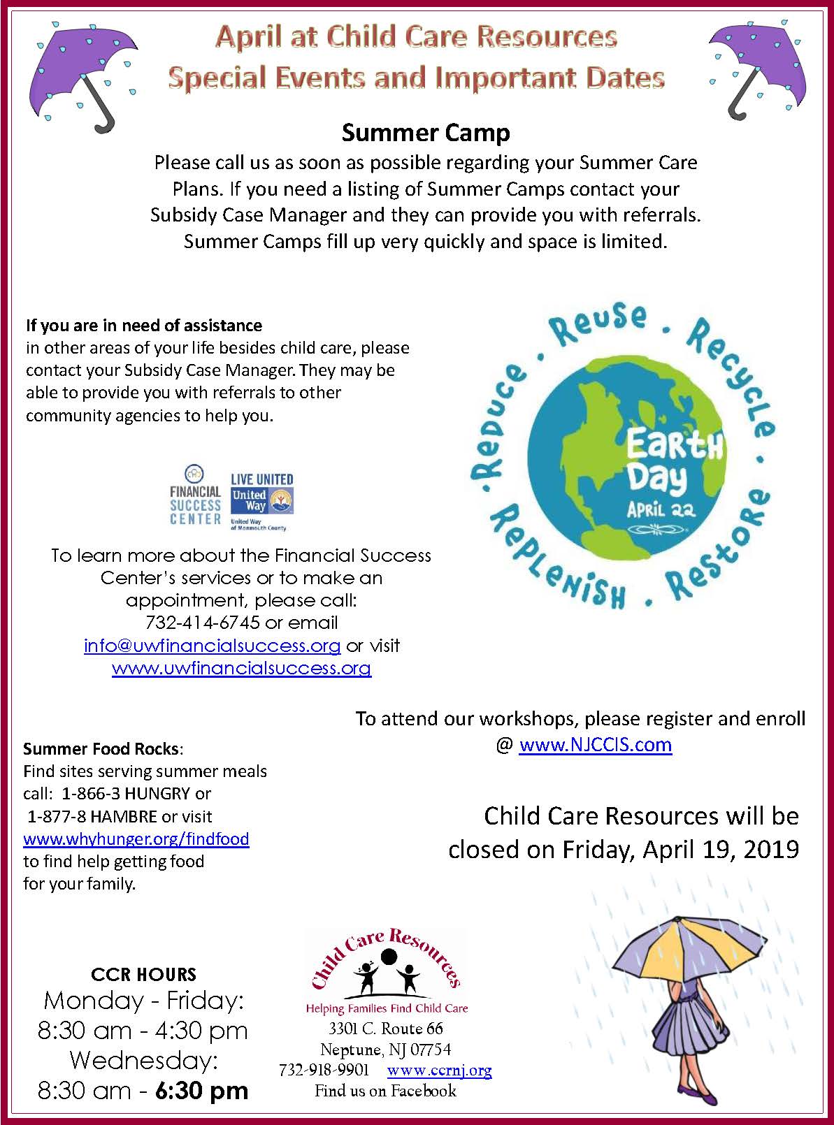 April 2019 Reminder_Page_2 – Child Care Resources April 2019 Reminder_Page_2 – Child Care Resources