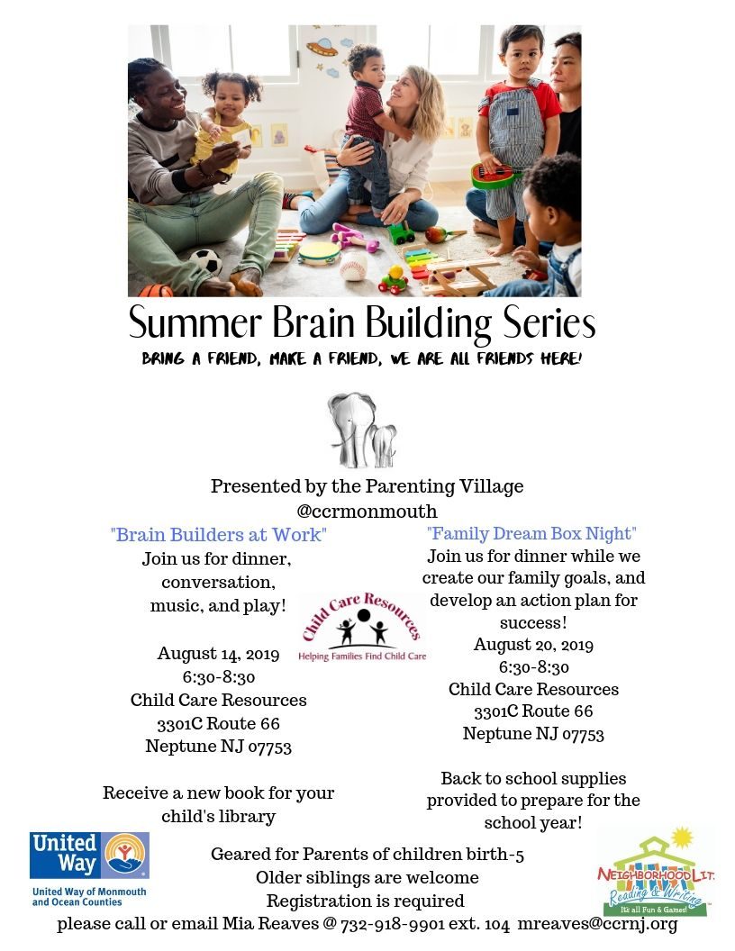 Child Care Resources | Summer Brain Building Series (2)